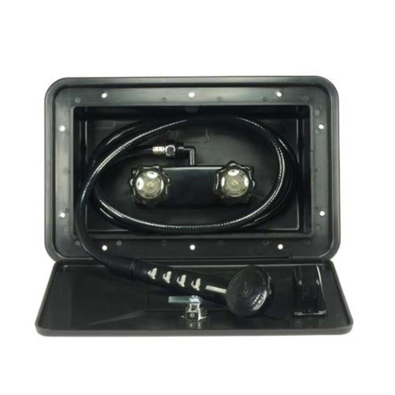 DURA FAUCET DFSA170BK RV Exterior Shower Box Kit In Black - Walmart.com