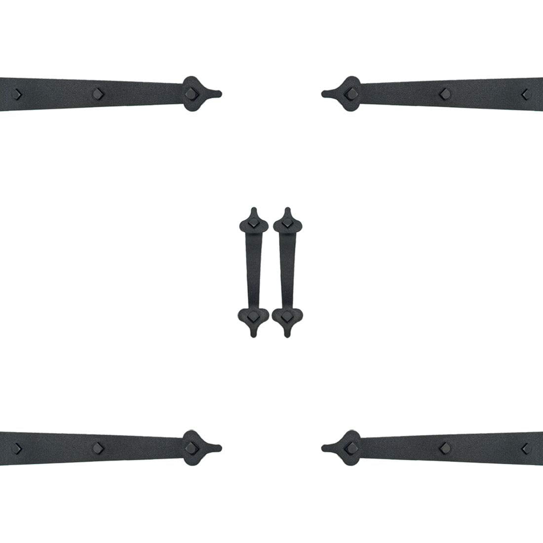 DURA-LIFT Ultra-Life Magnetic Decorative Carriage-Style Garage Door ...