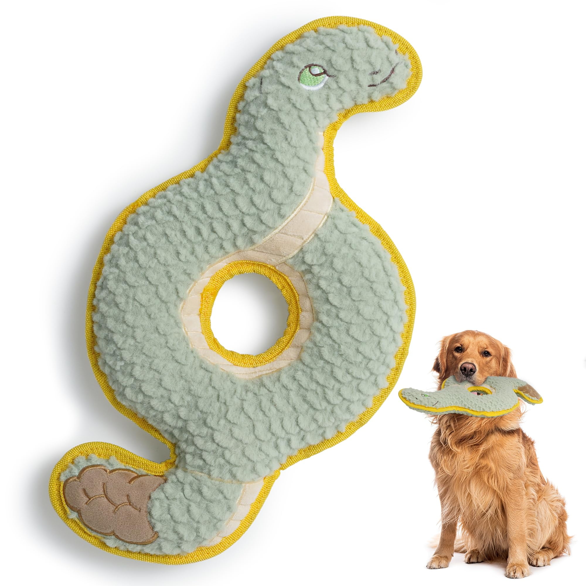 DURABITE Ring Snake Squeaky Dog Toy, ITL1 New 2025 Indestructible Dog ...