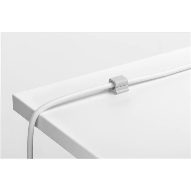 DURABLE 504210 CAVOLINE Clip PRO 1, Pack of 6 Grey Self-Adhesive Cable ...