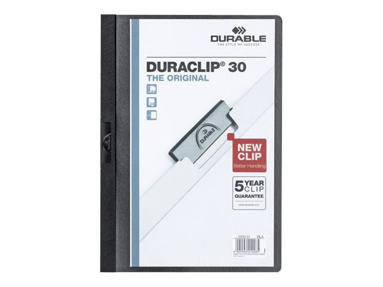 DURABLE DURACLIP 30 - Clip file - for - capacity: 30 sheets - red with ...