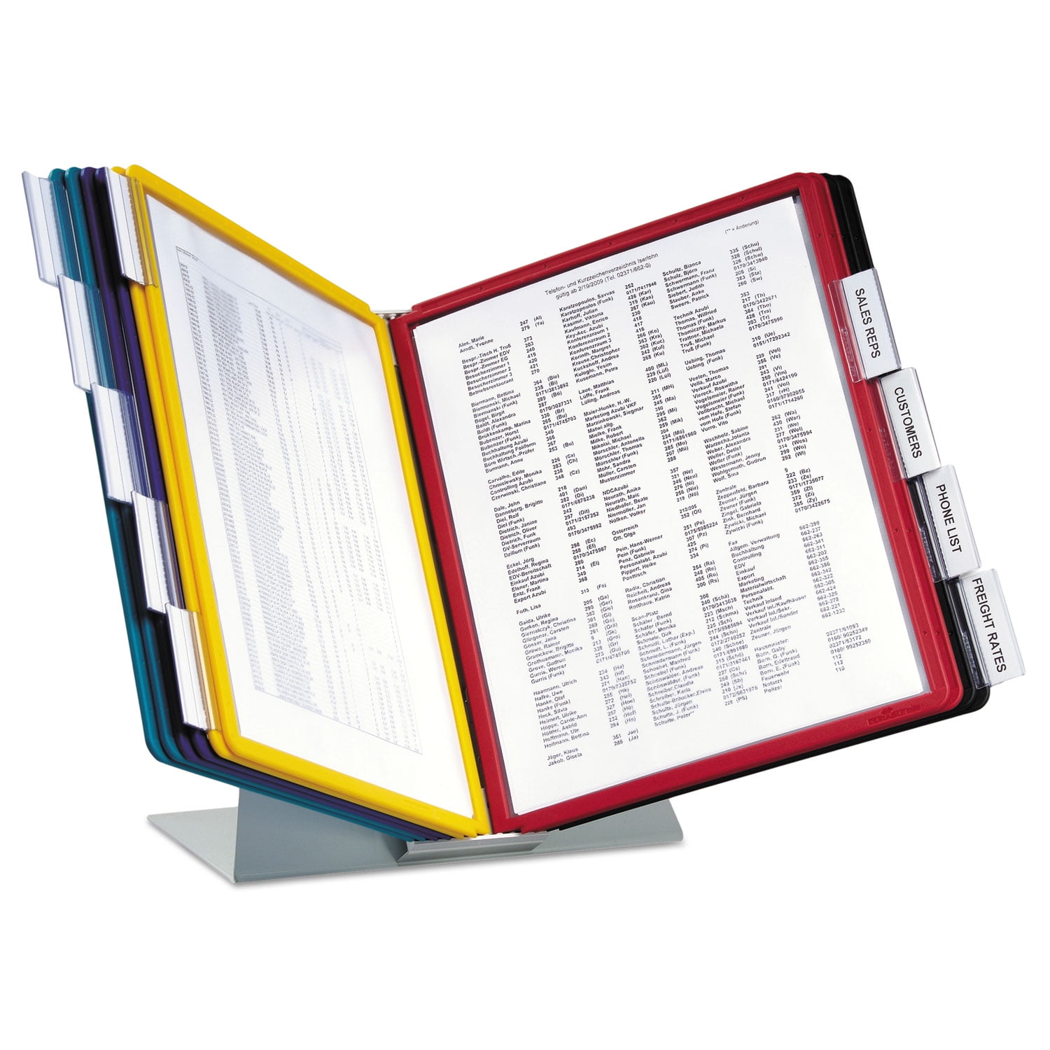 Durable VARIO Reference Desk Business Supply - 10 Panels Desktop System ...