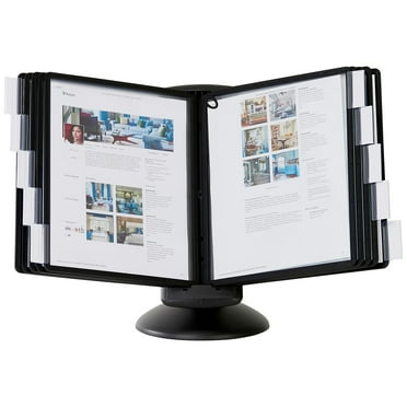 Fellowes Reference Rack Office Desk Organizer, Plastic Letter Holder ...