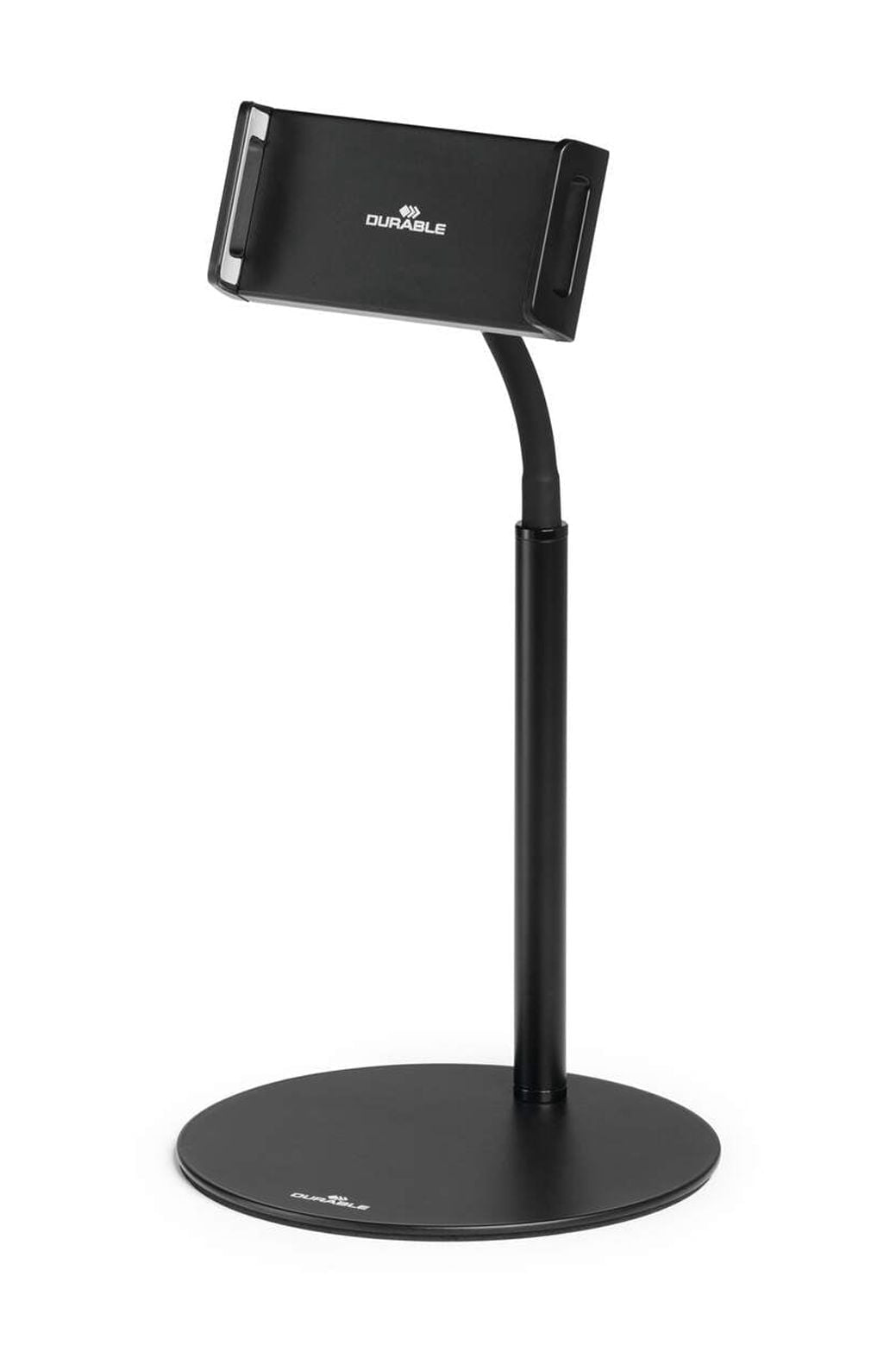 DURABLE TWIST Black Table Stand for Tablet, iPad, iPhone, Android ...