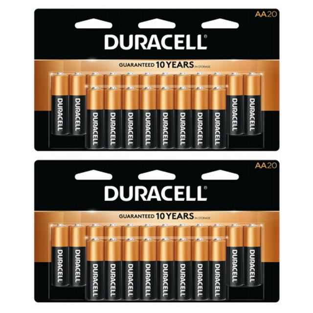 DURACELL Duralock Rechargeable AA 1.5-Volt Alkaline Batteries (40 Pack ...