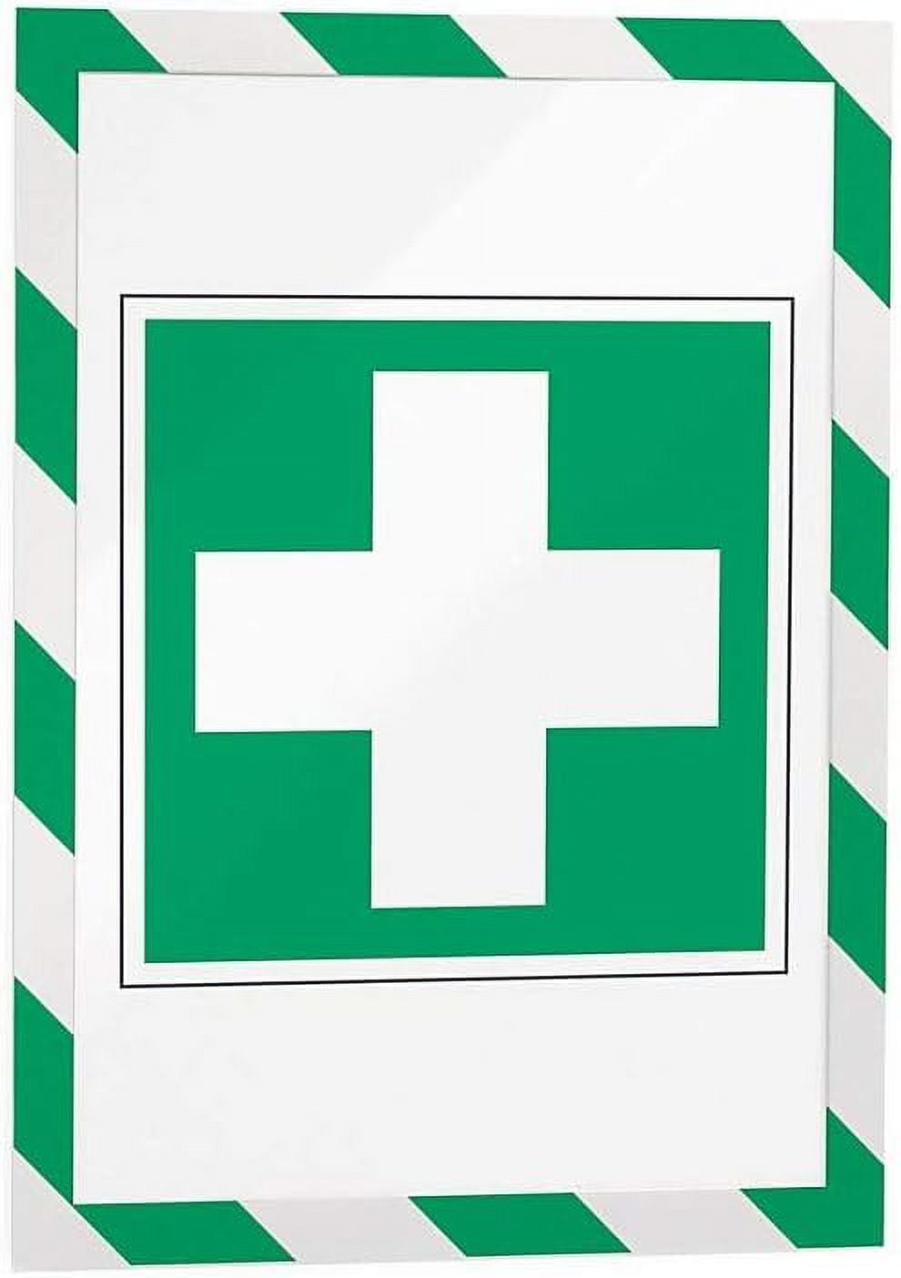 DURAFRAME Self-Adhesive Magnetic Security Sign Holder - Letter-Size 8.5 ...