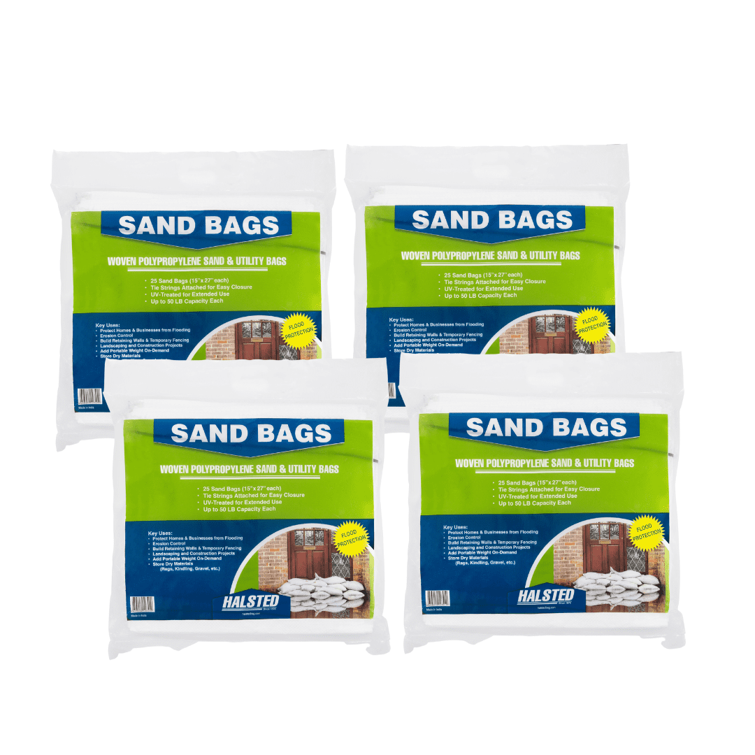 DURASACK Heavy Duty Sand Bags with Tie Strings, Empty Woven ...