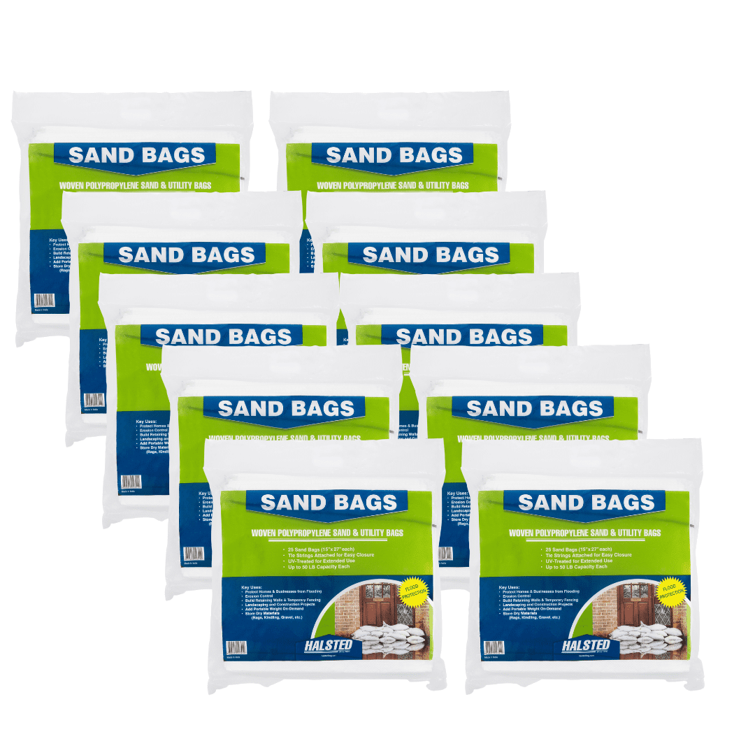 DURASACK Heavy Duty Sand Bags with Tie Strings, Empty Woven ...