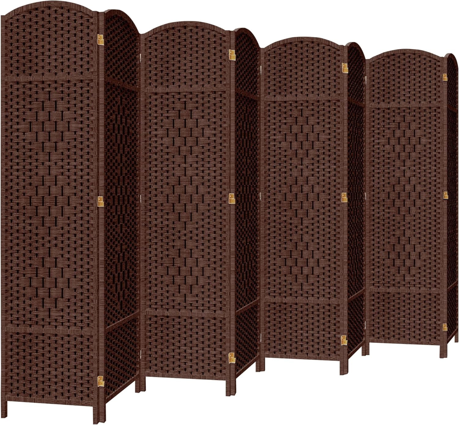 DURASPACE 8 Panel Room Divider, 6ft Tall Folding Privacy Screen, 19.5 ...