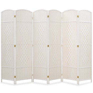 3 Panel Room Divider,6Ft Wood Folding Privacy Screen Privacy Fence,Room ...