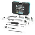 DURATECH 1/4" Socket Set, 51 Piece Tool Set Including Standard(SAE) and ...