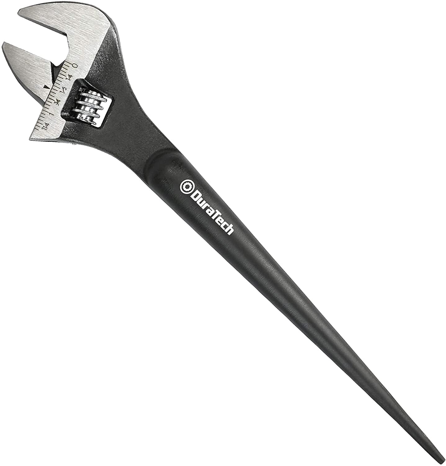 DURATECH 10-Inch Adjustable Construction Spud Wrench, Black Oxide ...