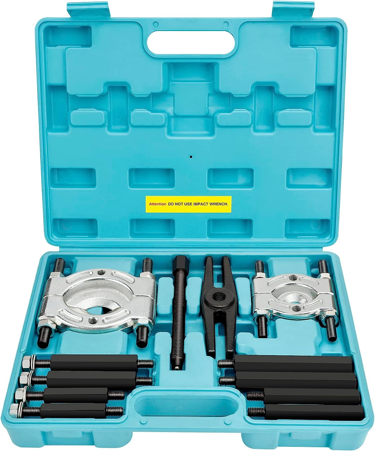 DURATECH 12PCS Bearing Puller Set, 5-ton Capacity Heavy Duty Flywheel ...