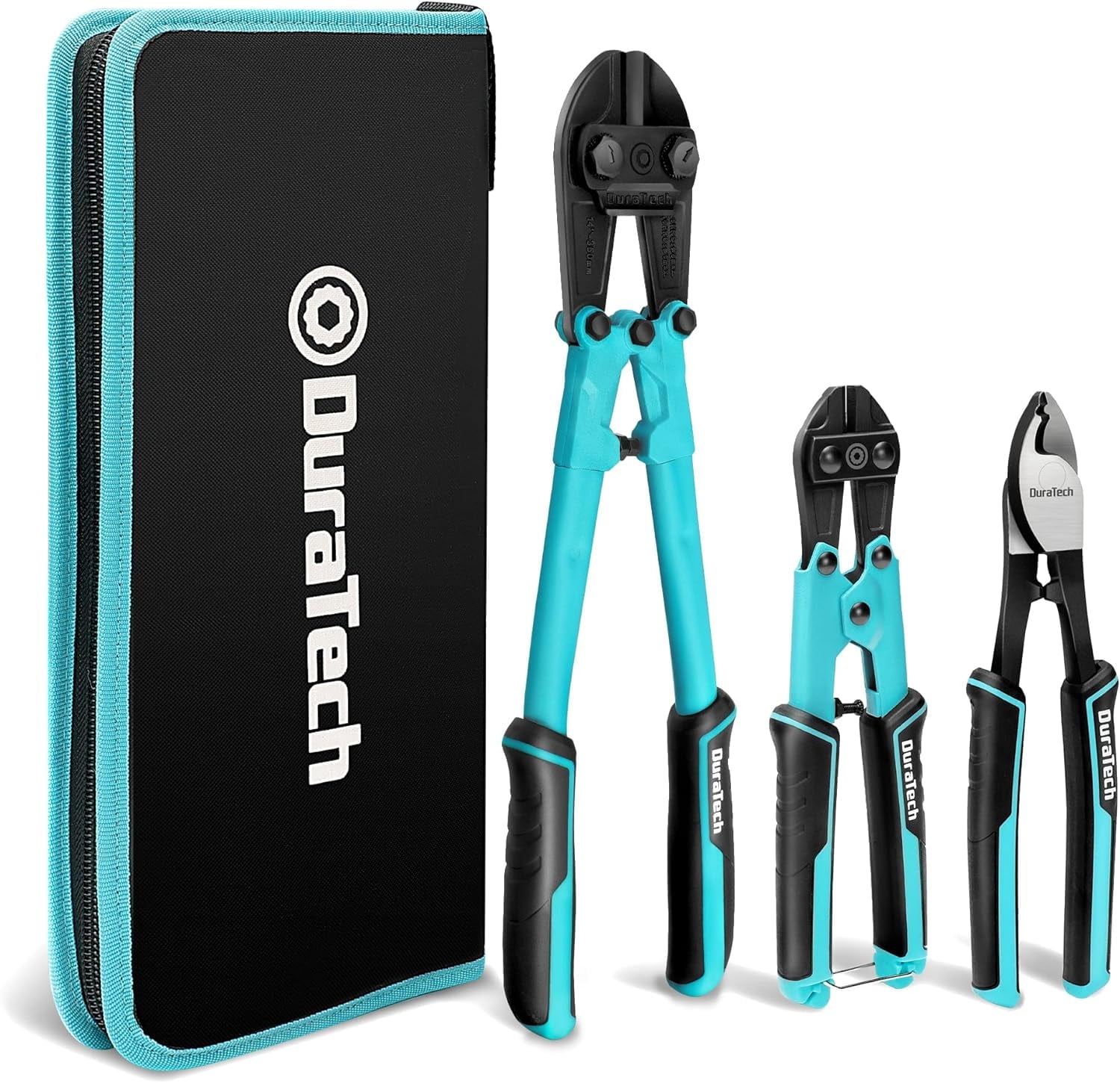 DURATECH 3-Piece Bolt Cutter Pliers Set, 14" Heavy Duty Bolt Cutter, 8 ...