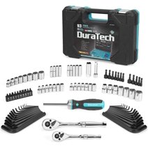 DURATECH 497-Piece Mechanics Tool Set, Include SAE/Metric Sockets, 90 ...