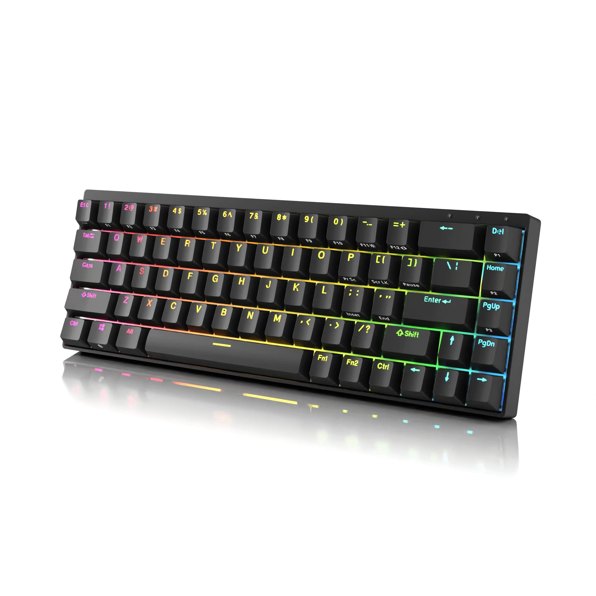 DURGOD Hades 68 RGB Mechanical Gaming Keyboard | 65% Layout | USB C ...