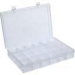 DURHAM MFG LP24-CLEAR Compartment Box, 24 Compartment (Pack of 5 ...