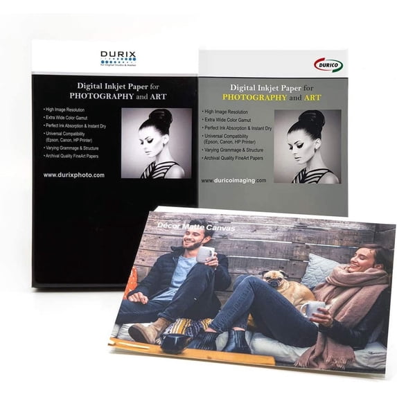DURICO Décor Matte Canvas 340GSM Woven Fabric Digital Inkjet Photo ...