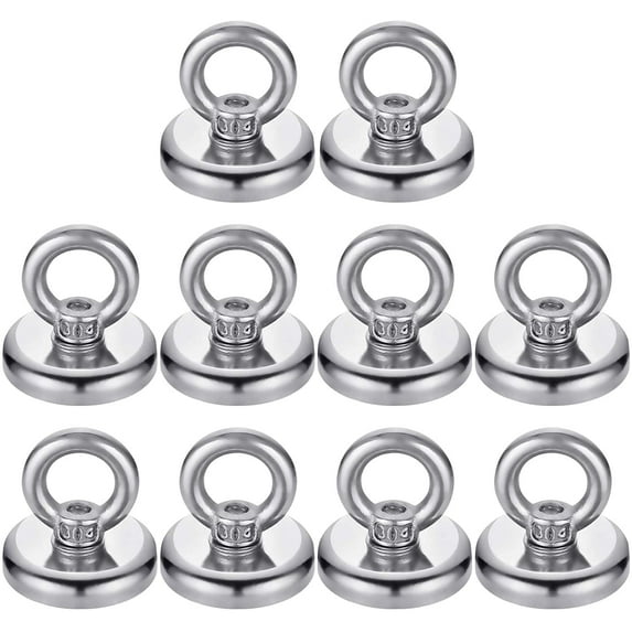 DURMATE40 LBS(18KG) Magnetic Hooks Super Strong Neodymium Magnetic ...