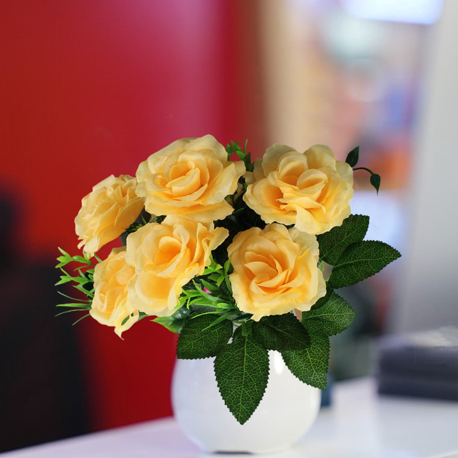 DURUA Artificial Flower Branches B – Decorative Artificial Flowers for ...
