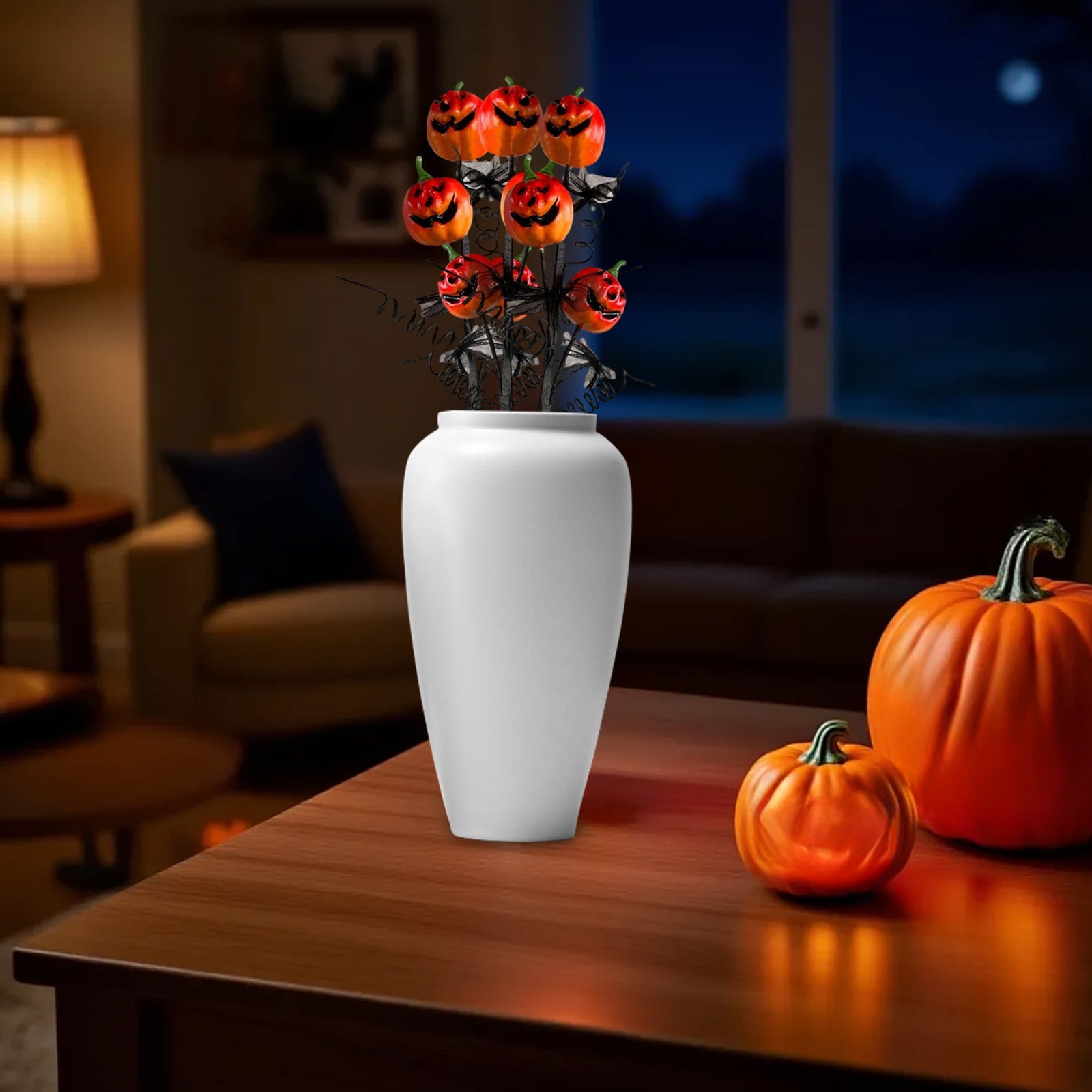 DURUA Halloween Black Maple Leaf Branches Artificial Cuttings Horror ...