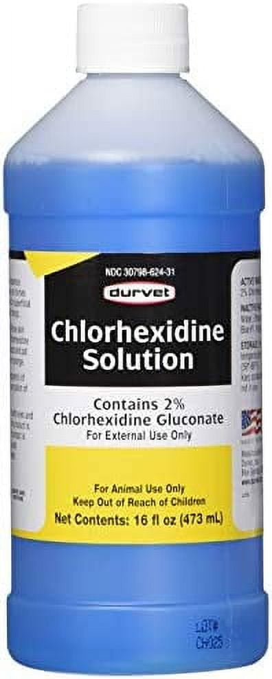 Durvet Chlorhexidine Solution 001-0258, Antiseptic and Antimicrobial ...