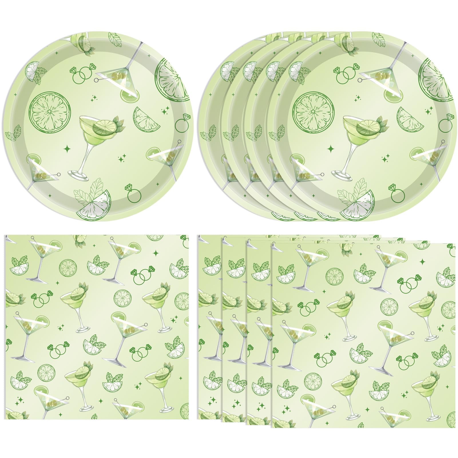 DURYGEN 40PCS A Tiny Bit Older AFN1Birthday Decor Martini Themed ...