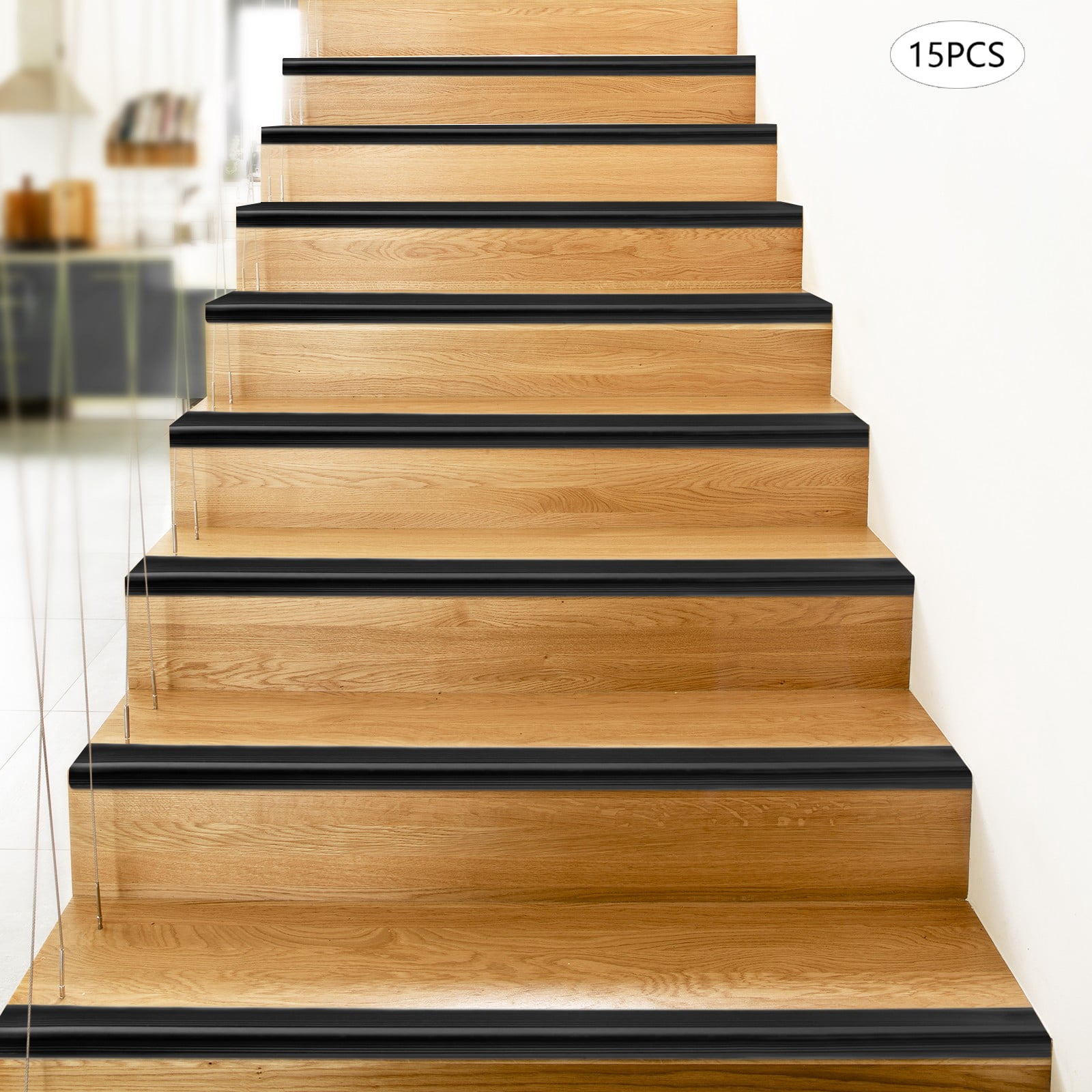 DUYIWAA 15 Pieces Stair Edge Protectors Stair Corner Trim Strips ...
