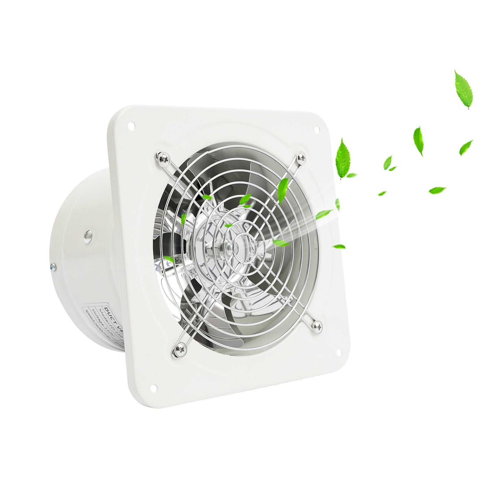 DUYIWAA 6 Inch Exhaust Fan Wall Mounted Vent Fan Extractor Fan For ...