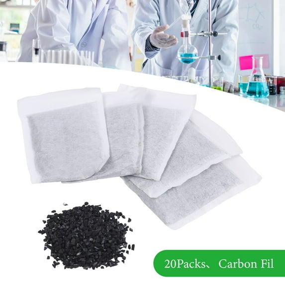 DUYIWAA Activated Charcoal Carbon Filter in 20 Bags Packs For Pure ...