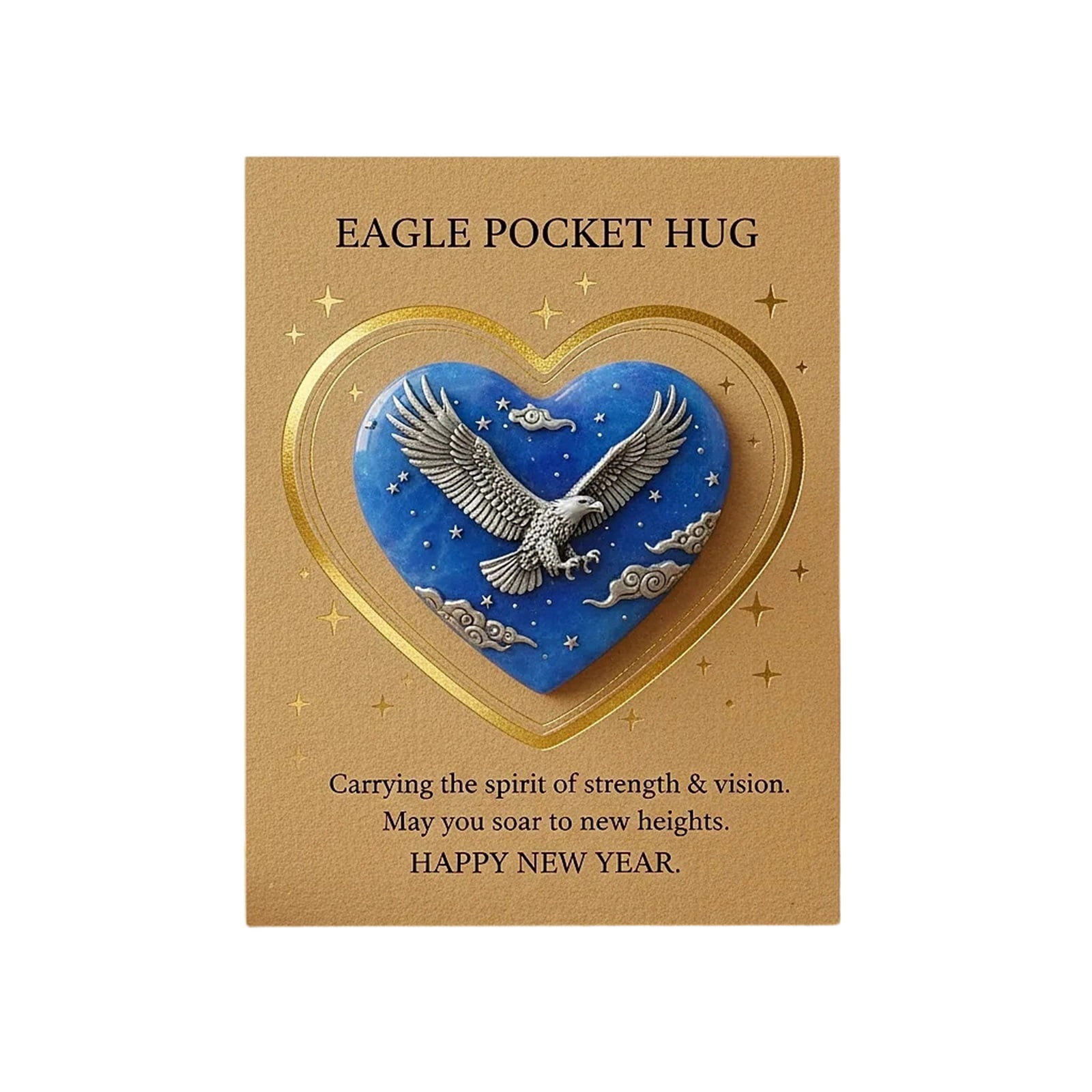 DUYIWUE 2026 New Year Pocket Hug Keepsake 4 inches, a Symbol of Hope ...