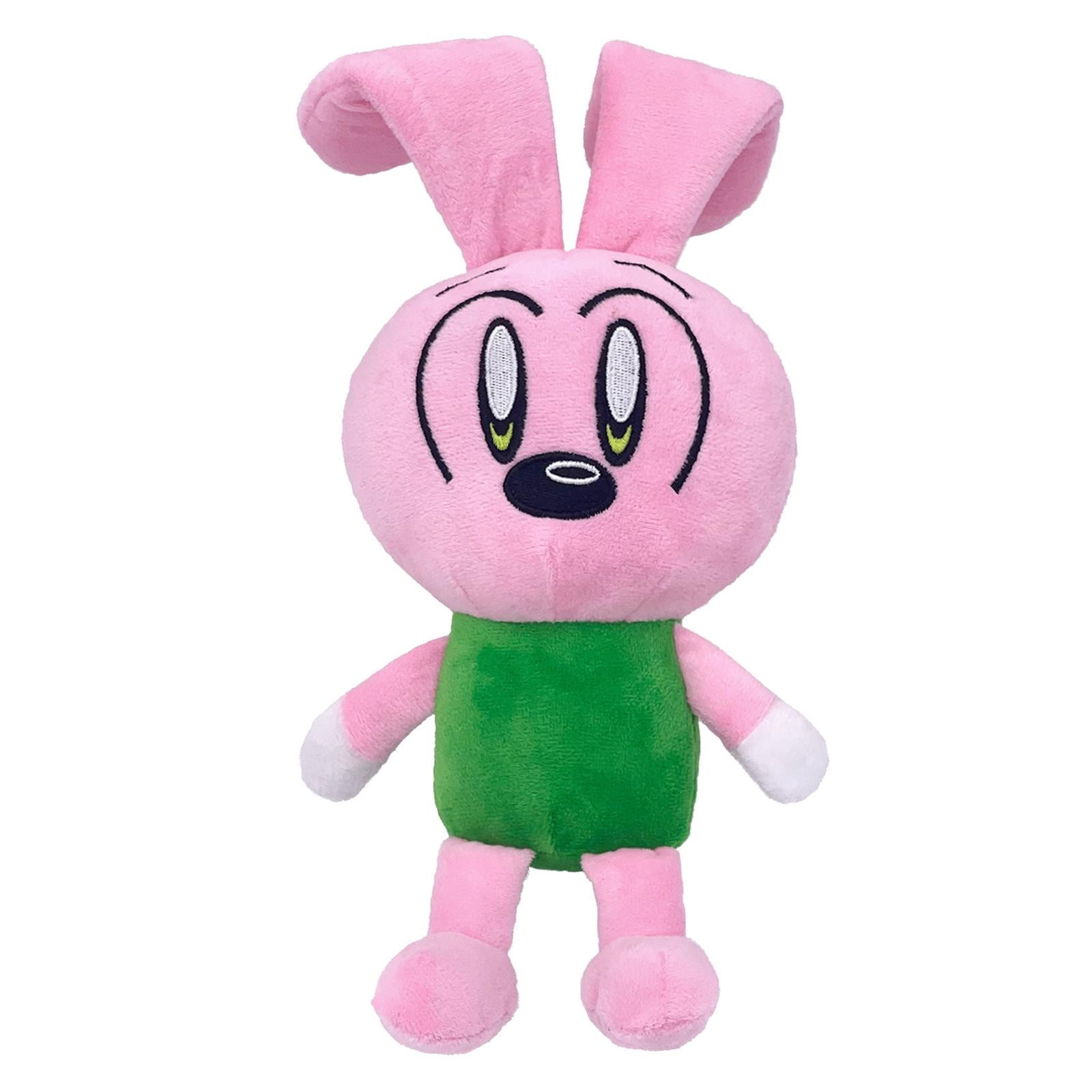 DUYIWUE Riggy Monkey Plush Toy 12.2 inches, Adorable Pink Rabbit ...