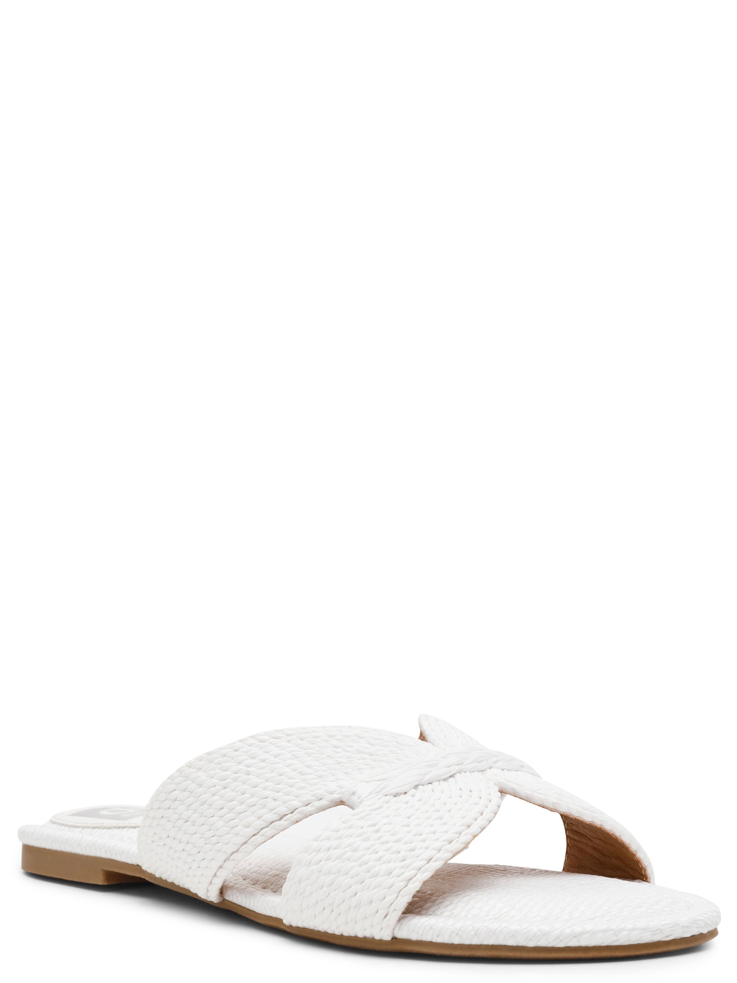 DV Dolce Vita Women's Geeya Flat Slide On Sandal - Walmart Business ...