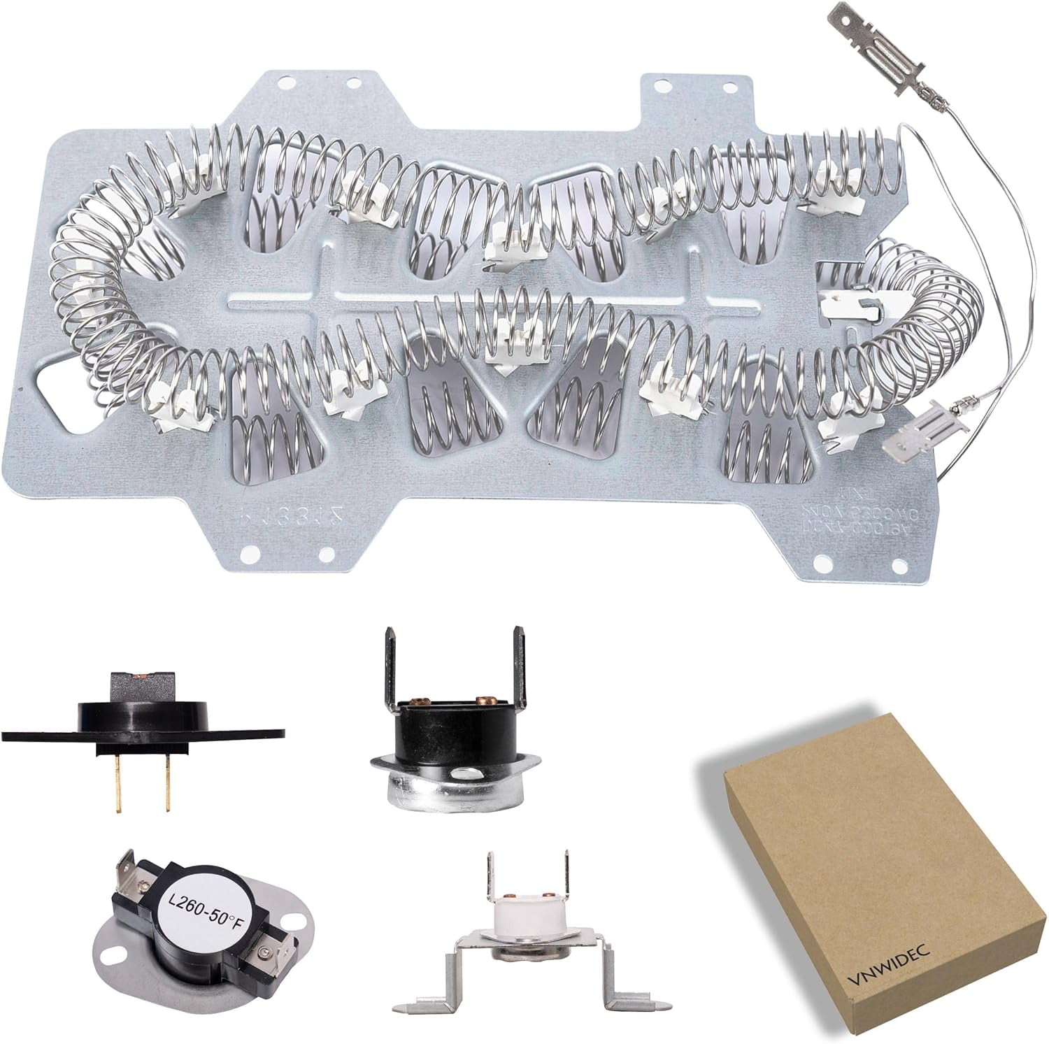 DV231AEW/XAA DV410AER/XAA DV210AEW/XAA Dryer Heating Element ...