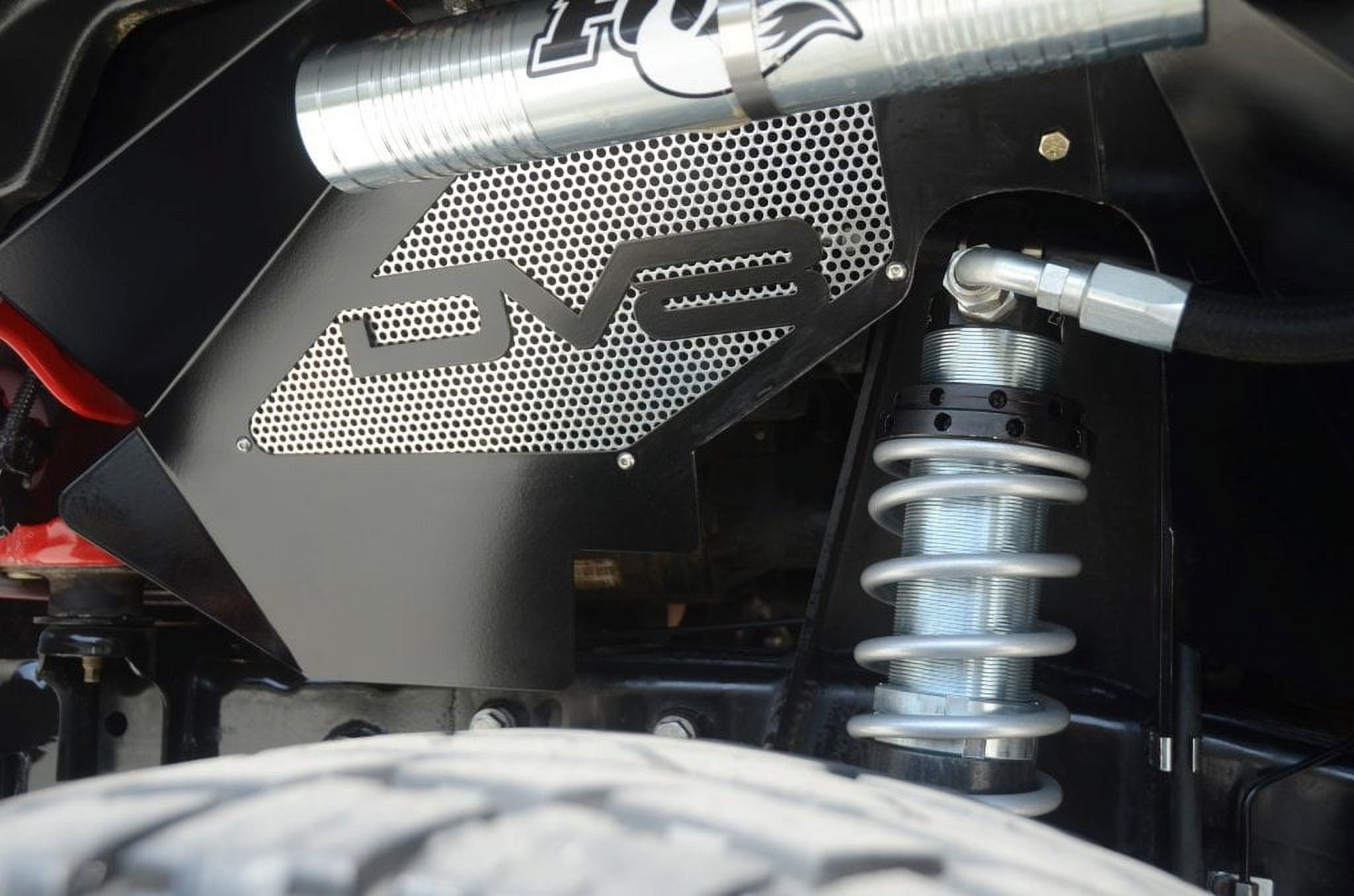 DV8 INFEND-01FB Front Inner Fender Black Aluminum for 07-18 Wrangler JK ...