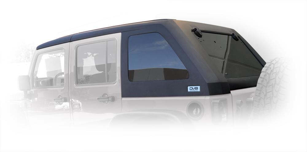 DV8 Offroad 07-18 Jeep Wrangler JK 2 Piece Fast Back Hard Top 4 Door ...