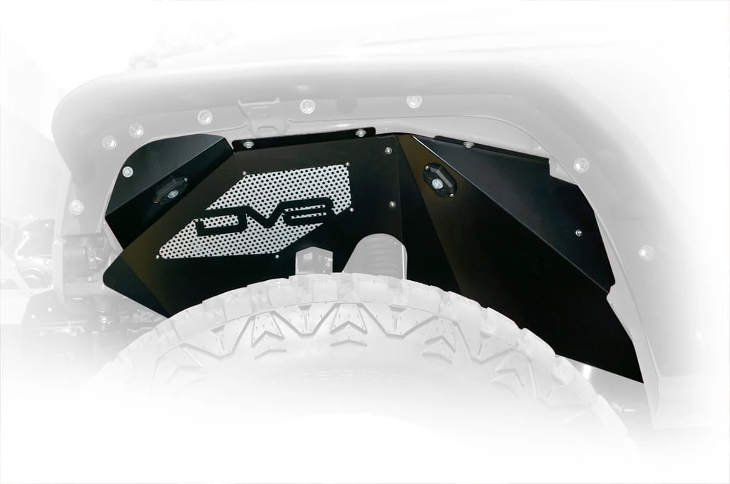 DV8 Offroad INFEND-01FBRL Inner Fender Front w/Rock Lights | Black ...