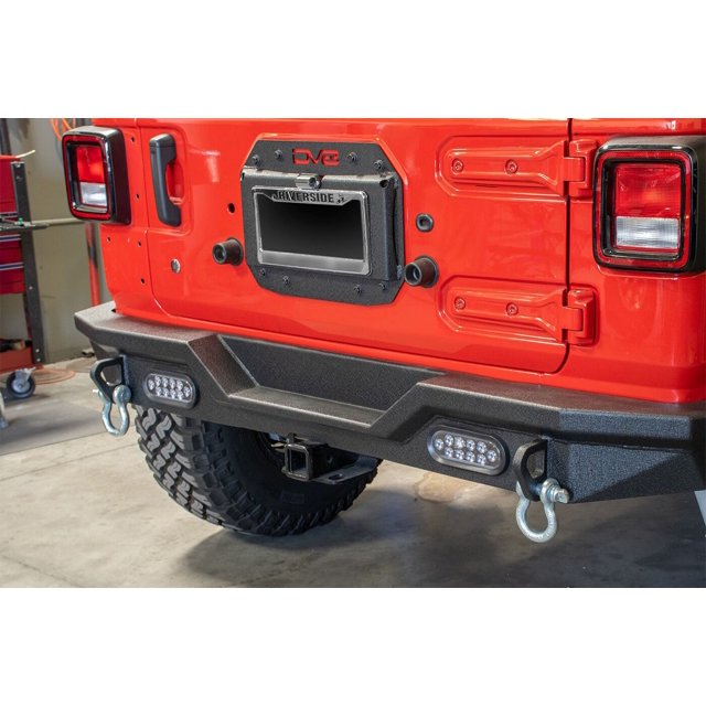 DV8 Offroad Jeep JL Spare Tire Delete Kit 18-Present Wrangler JL Fits ...