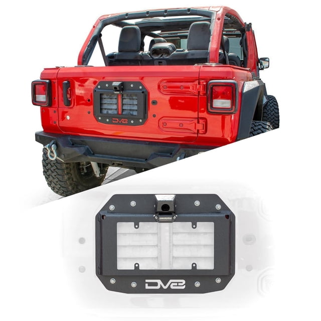 Spare Tire Delete Kit with Camera Housing for 2018-2024 Jeep Wrangler ...