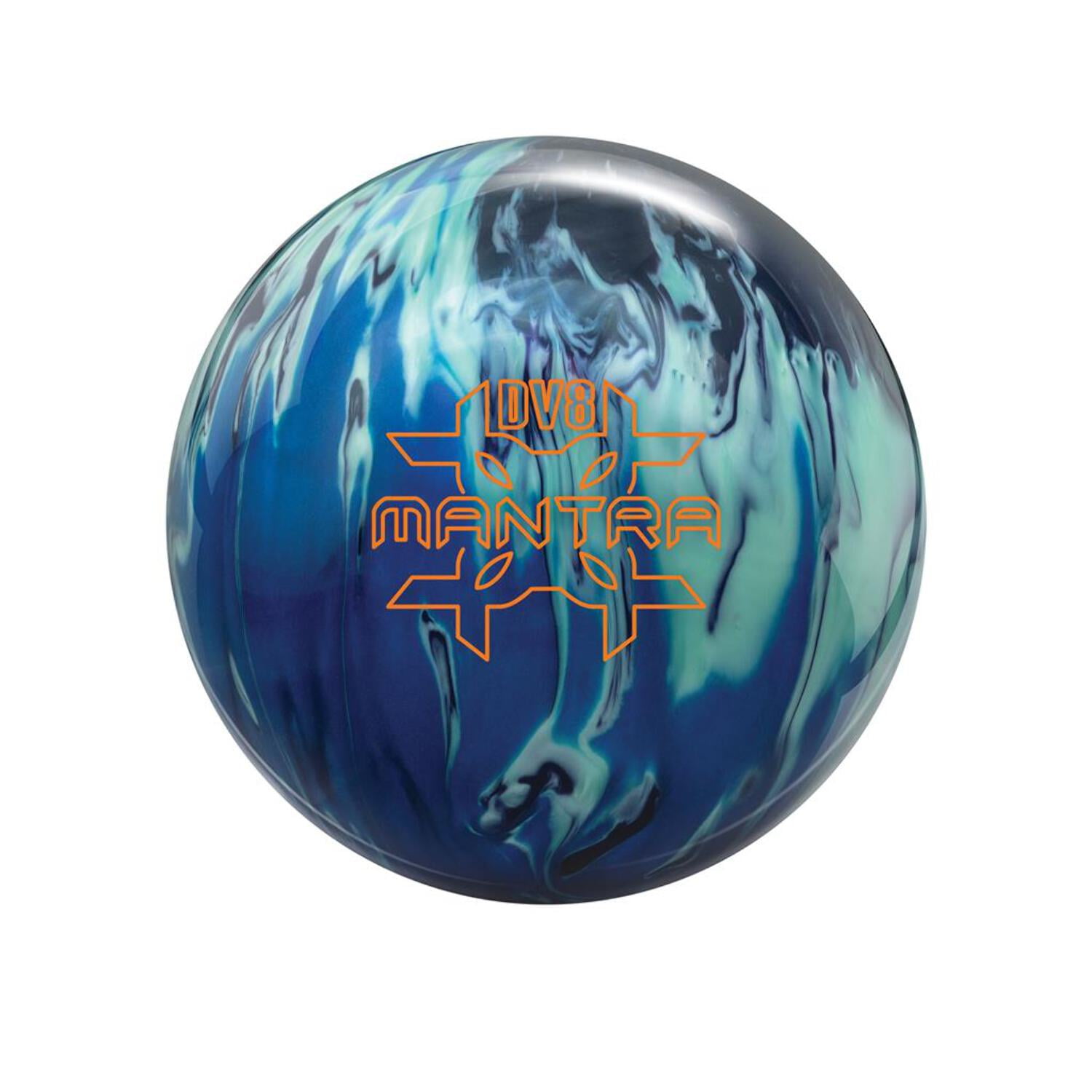 DV8 PRE-DRILLED Mantra Bowling Ball - Black/Mint/Blue 15lbs - Walmart.com