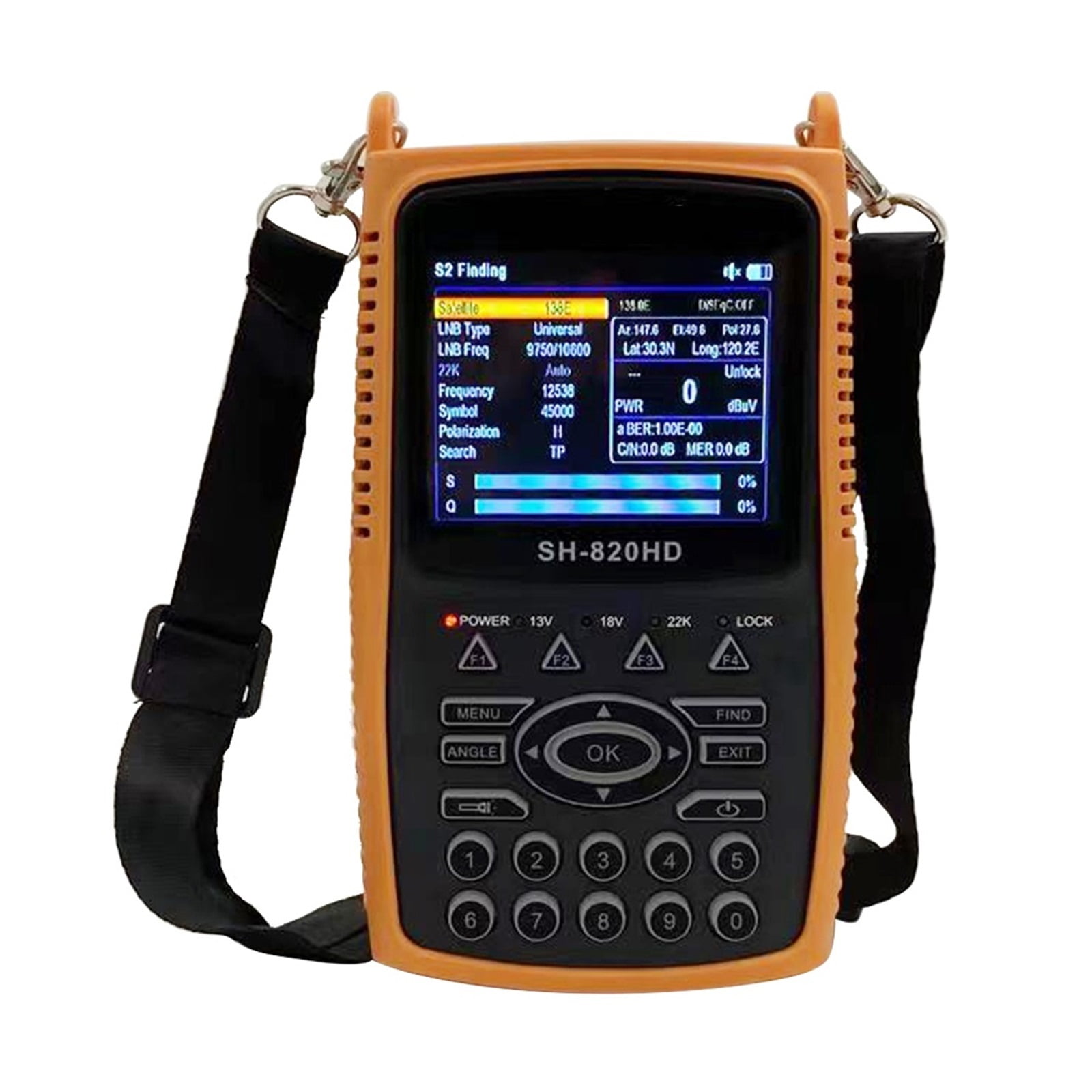 DVB-S2 DVB-T2 Combo Digital Signal Finder Meter Support CCTV 3.5 Inch HD TFT LCD Screen 8PSK ...