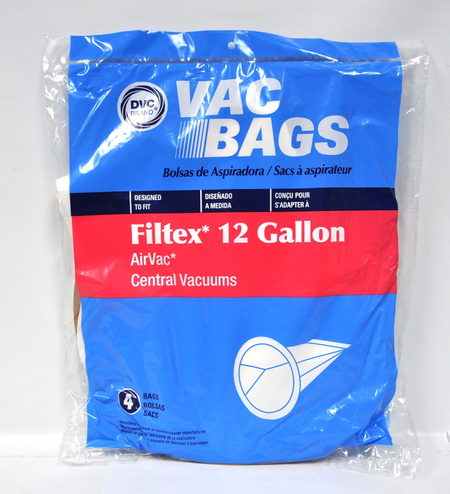 DVC Filtex 12 Gallon Air Vac Central Vacuum Bags - Walmart.com