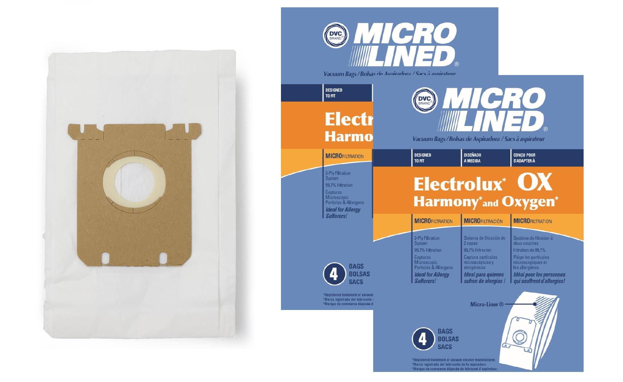 DVC Micro-Lined Paper Replacement Bags Fit Eureka, Electrolux ...