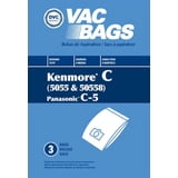DVC Paper Replacement Bags Type C, Q, 5055, 50557, 50558 Fit Kenmore ...