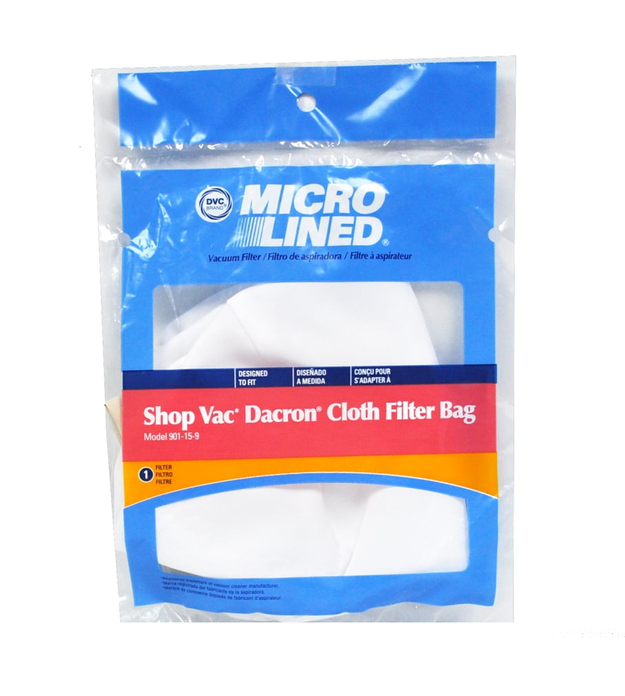 DVC ShopVac 901-15-19 Super Perfome Dacron Filter - Walmart.com