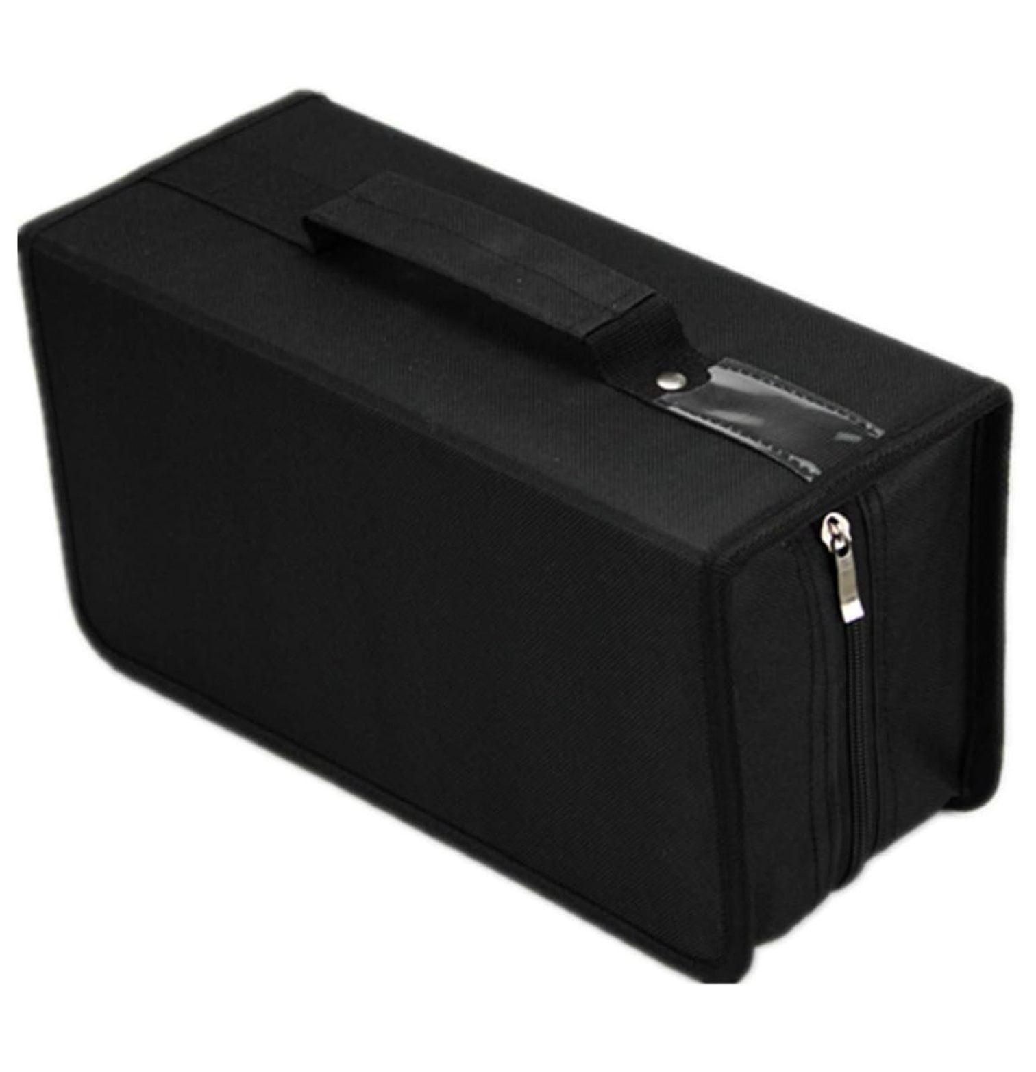 DVD Case Holder 168 Capacity - Black Storage Wallet Organizer for Discs ...