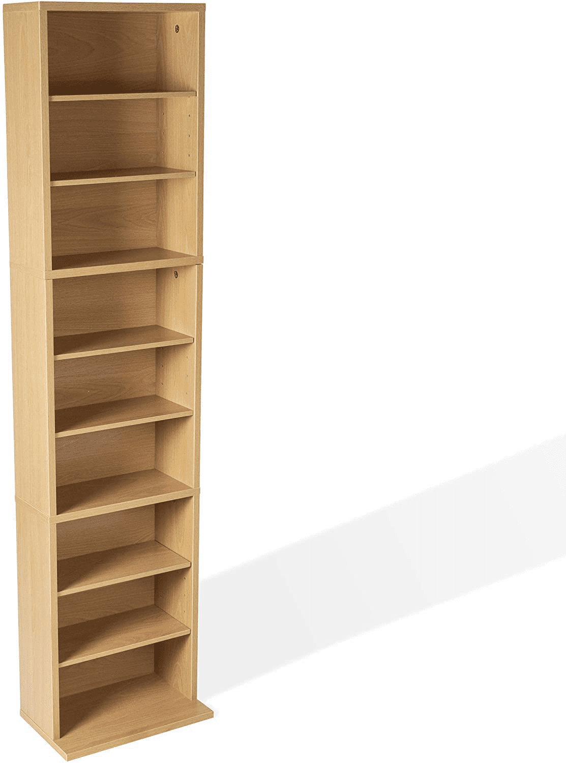 DVD Media Cabinet Storage Adjust Shelf CD Tower Rack Organizer Holder ...