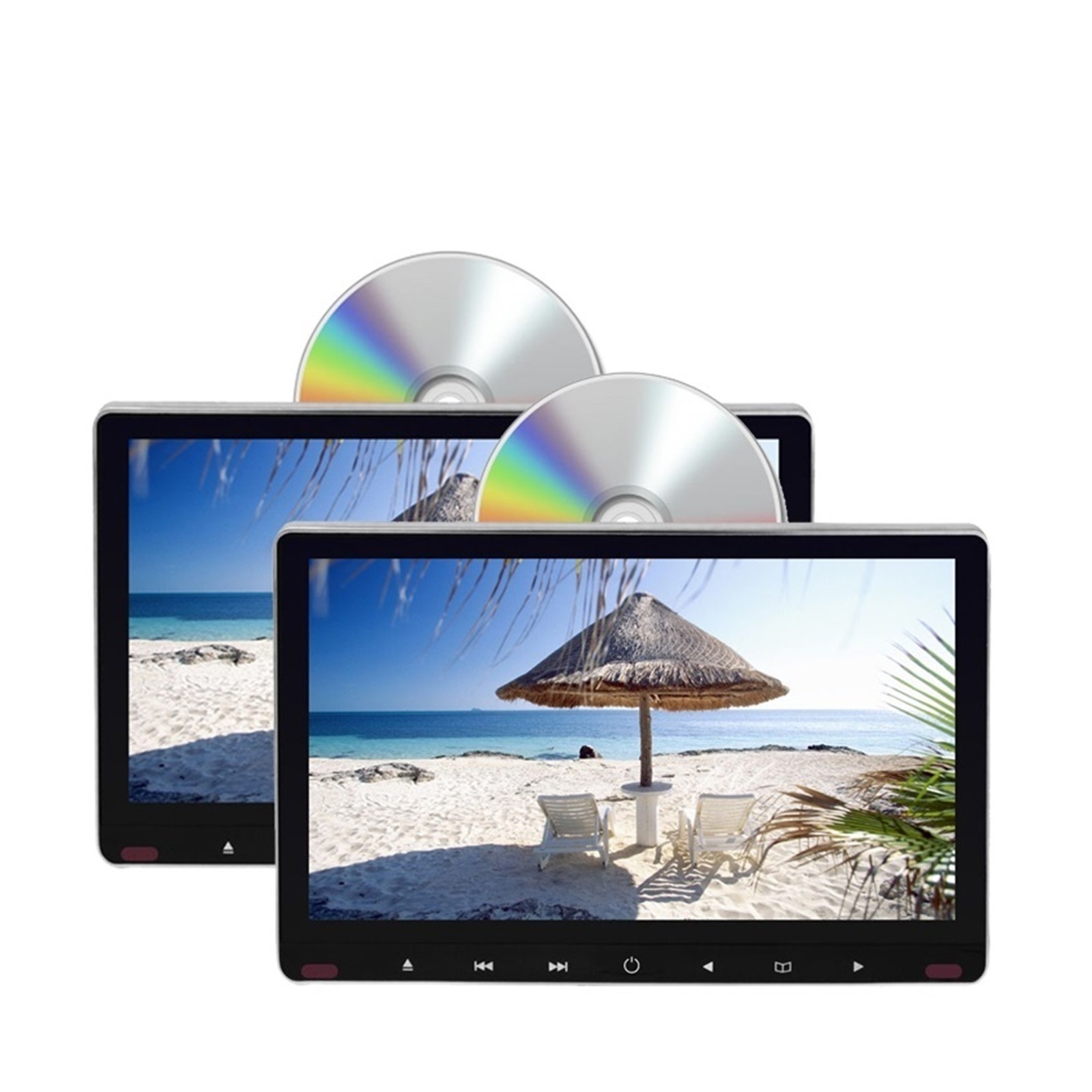 DVD Player 1080P Car Headrest Monitor HD Screen 11.6 Inch MP5 Vehicle ...