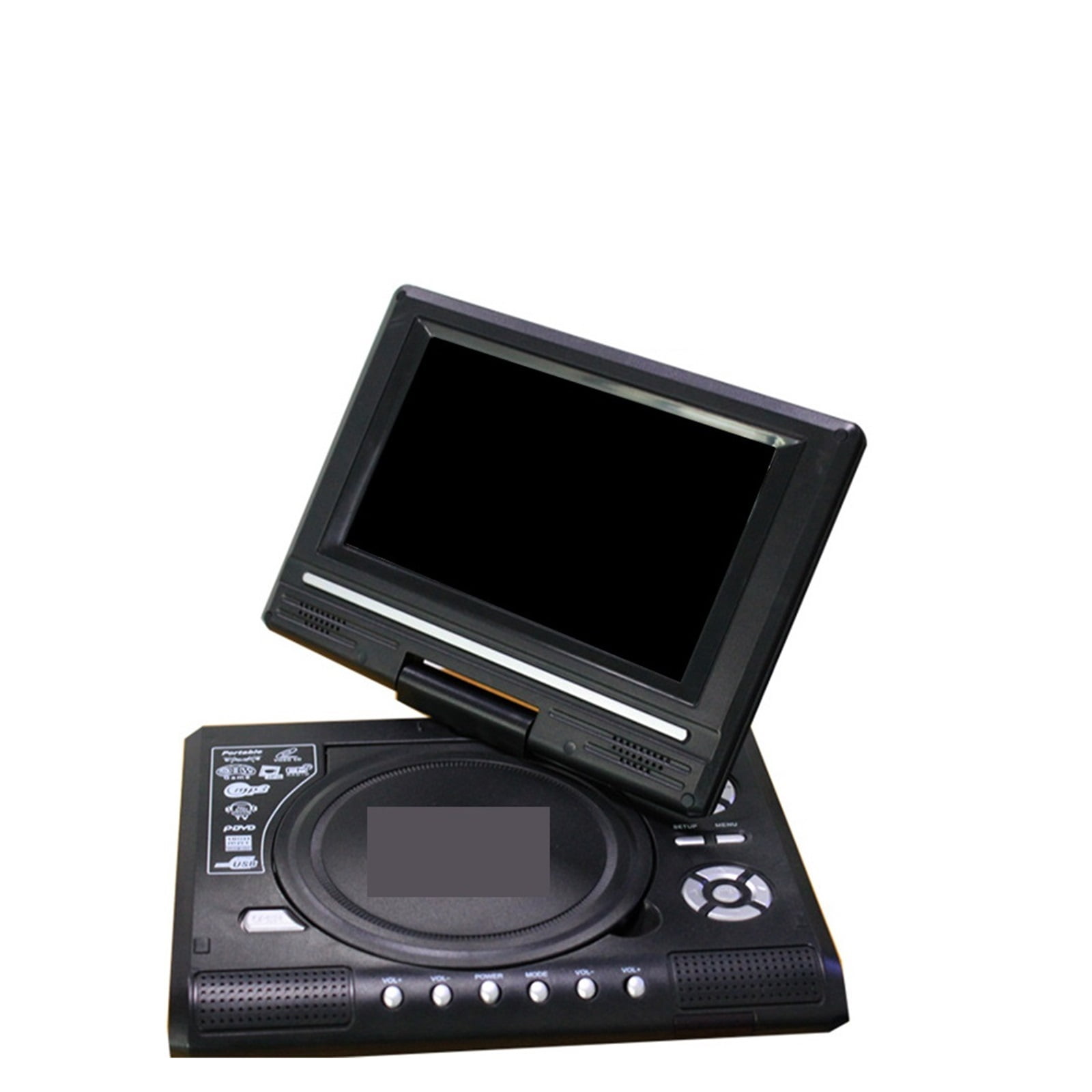 DVD Player 7.8 Inch CD Disc Players 270 Degree Rotation Screen With ...
