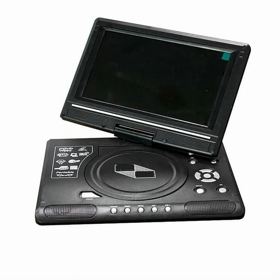 DVD Player 9.8inch 16:9 Widescreen 270° Rotatable LCD Screen Home Car TV VCD Compact Disc ...